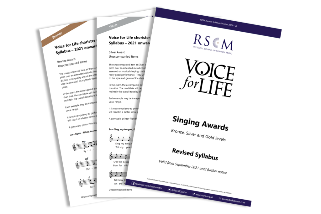 Voice for Life and Singing Awards | RSCM